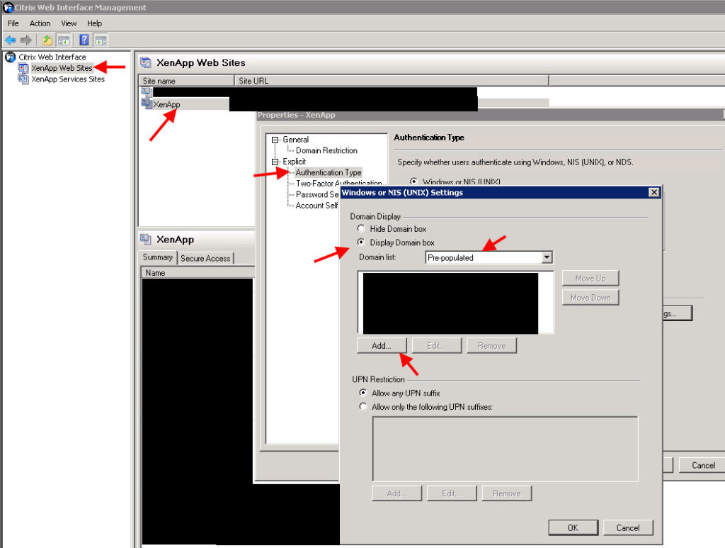 Web Interface/StoreFront login issues when working with multiple Citrix ...