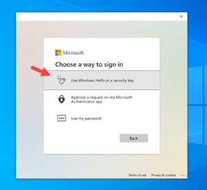 Using Windows Hello FIDO2 capability with web browsers, Microsoft WVD ...